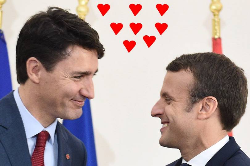 Justin Trudeau and Emmanuel Macron in pictures | Tatler