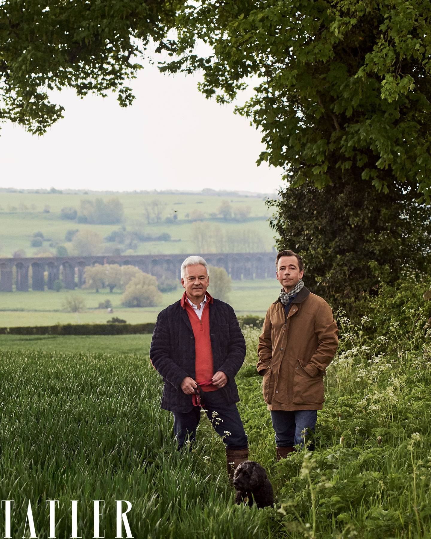 Ex-minister Sir Alan Duncan at home with his husband, James Dunseath ...