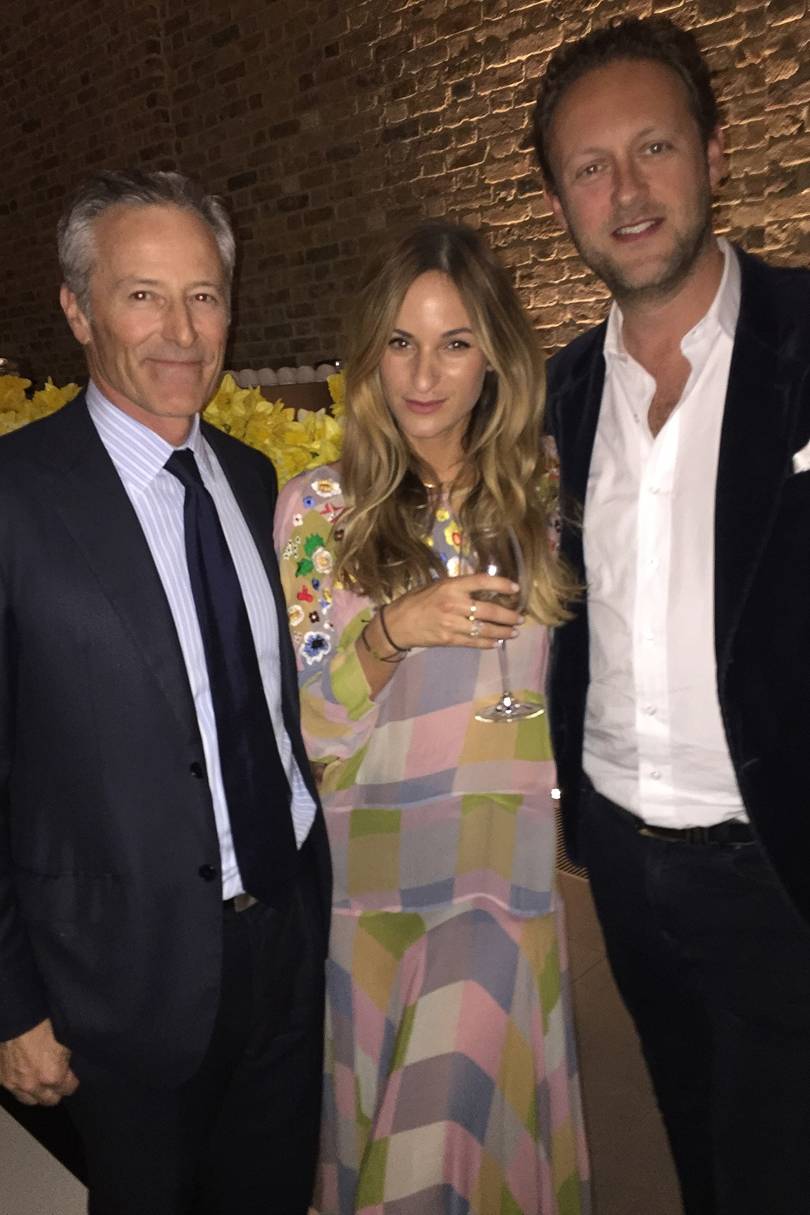 The Mark in the Park dinner with Elizabeth Saltzman, Jo Vickers and ...