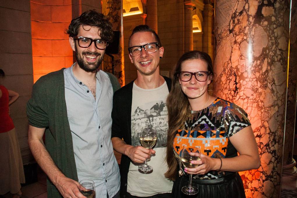 Disobedient Objects opening night - Gavin Grindon & Paul Mason ...