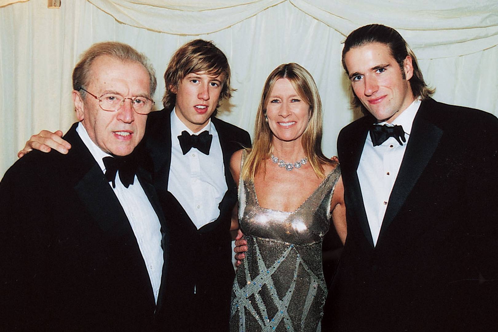 Philip and Lucinda Freedman's wedding party - Lord Lloyd-Webber & Theo ...