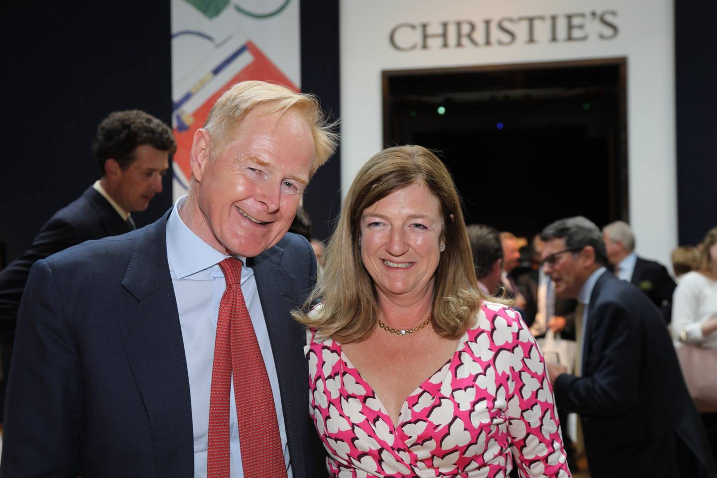 Jamie Blackett's book launch at Christie's with David Cameron & Earl ...