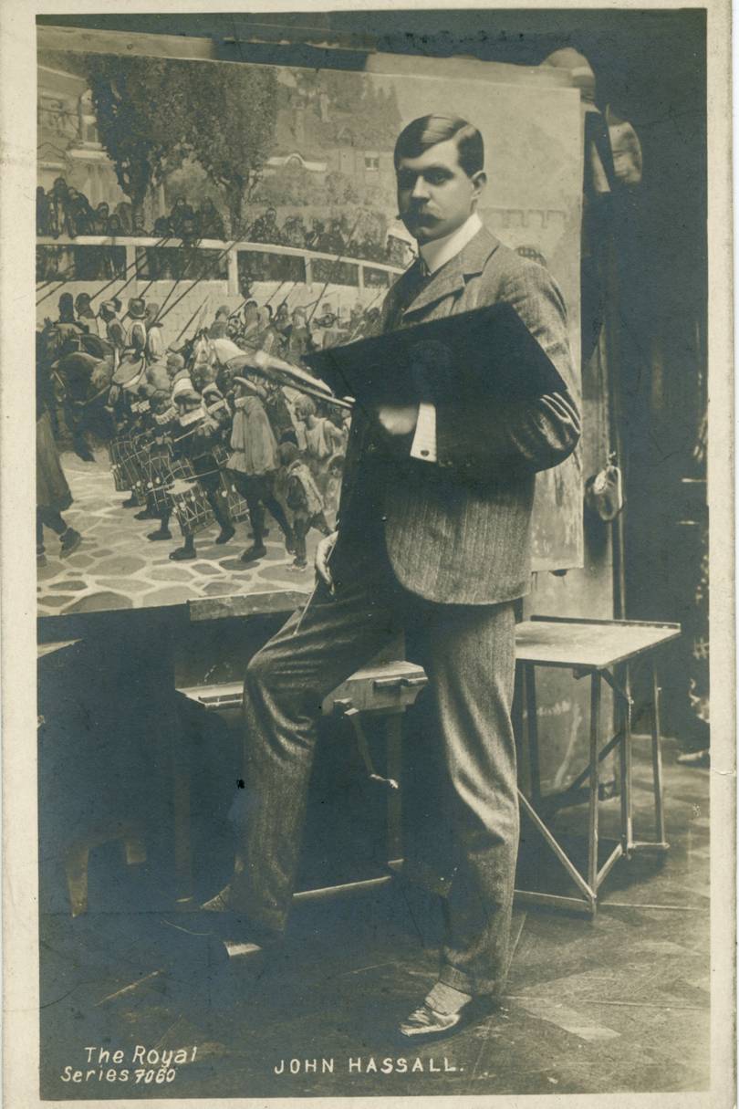 John Hassall exhibition at the Heath Robinson Museum, Pinner, Harrow ...