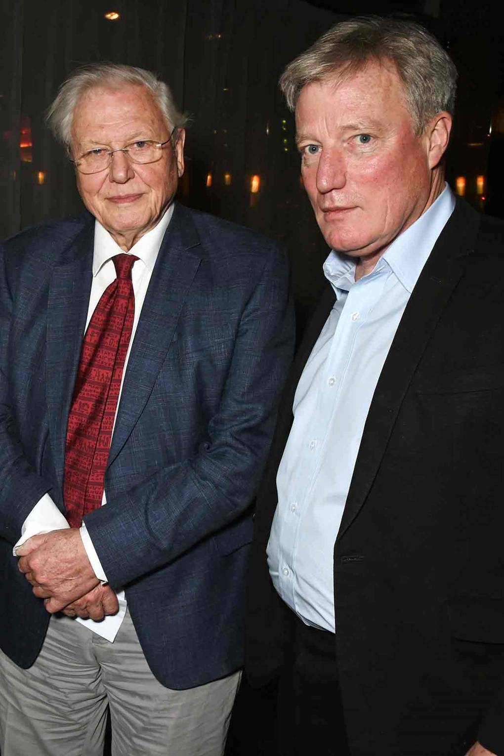 Sir David Attenborough and Timothy Hatton Architects’ cocktail party ...