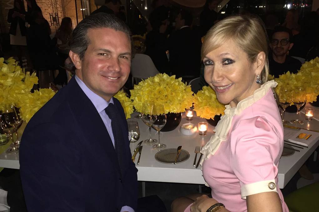 The Mark in the Park dinner with Elizabeth Saltzman, Jo Vickers and ...