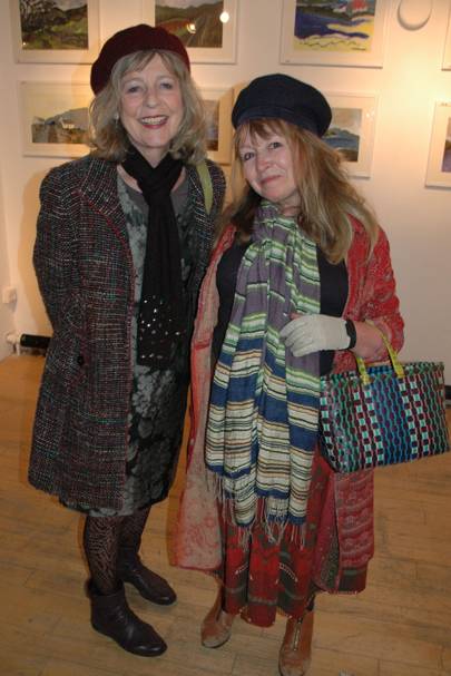 Nicholas Barrow private view - Mary Killen & Lady Amabel Lindsay ...