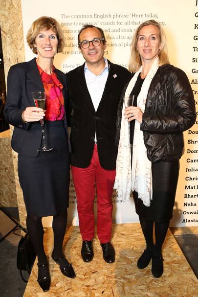 Here Today private view - Sabrina Percy, Pam Hogg & IUCN Freedom eagle ...