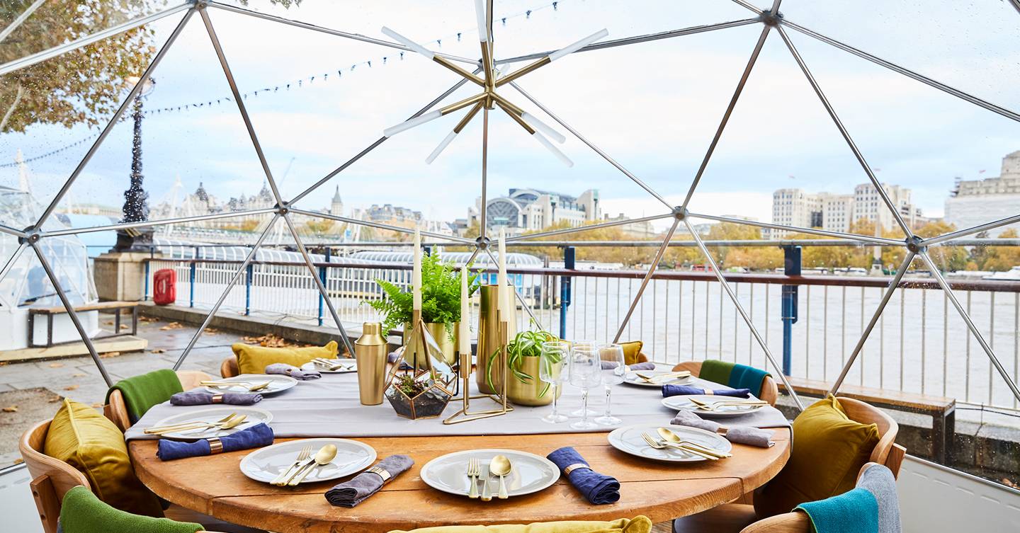 Made.com igloos at Jimmy Garcia's Lodge | Tatler