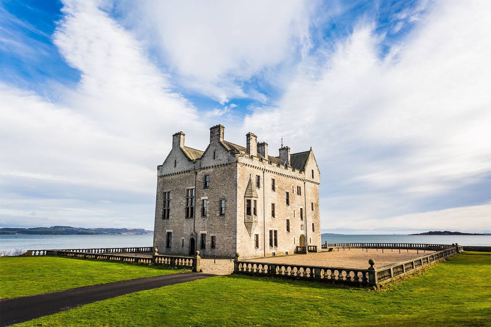 Inside Barnbougle Castle, the original home of the Primrose family that ...