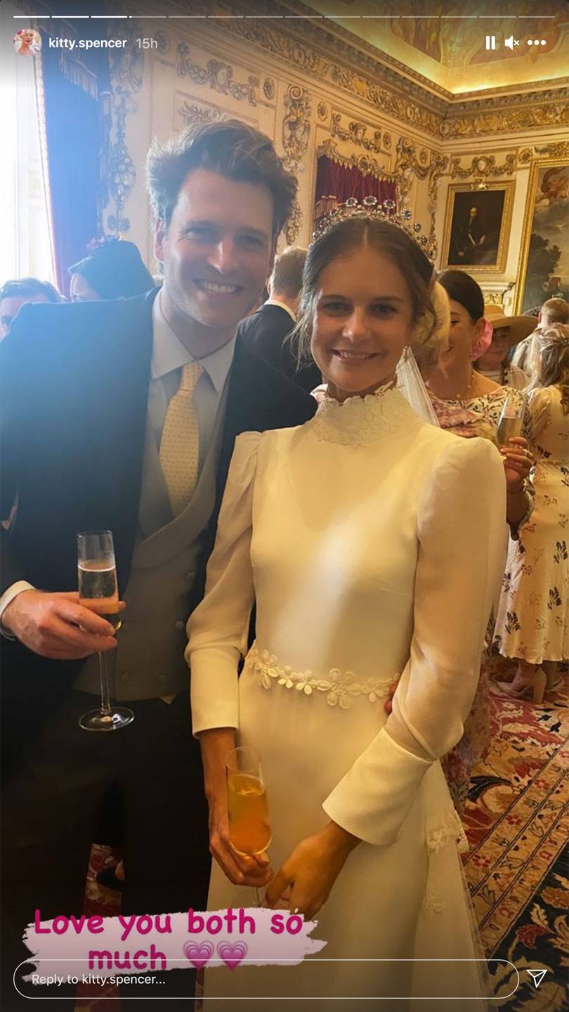 Lady Jemima Herbert married Hugo Davies at Wilton House on Friday | Tatler