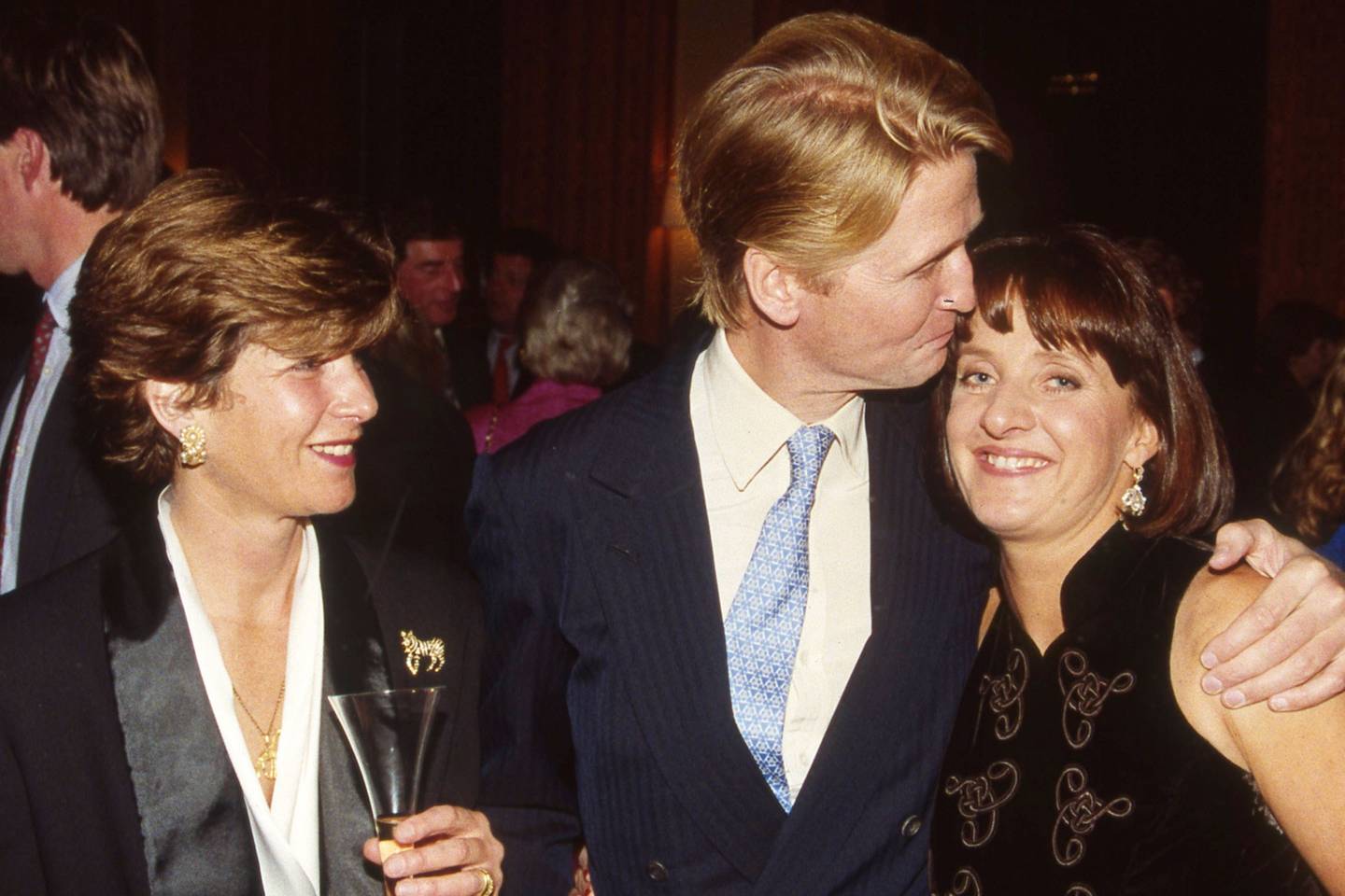 Joanna Wood's party - Viscount Linley & Charles Delevingne - Bystander ...