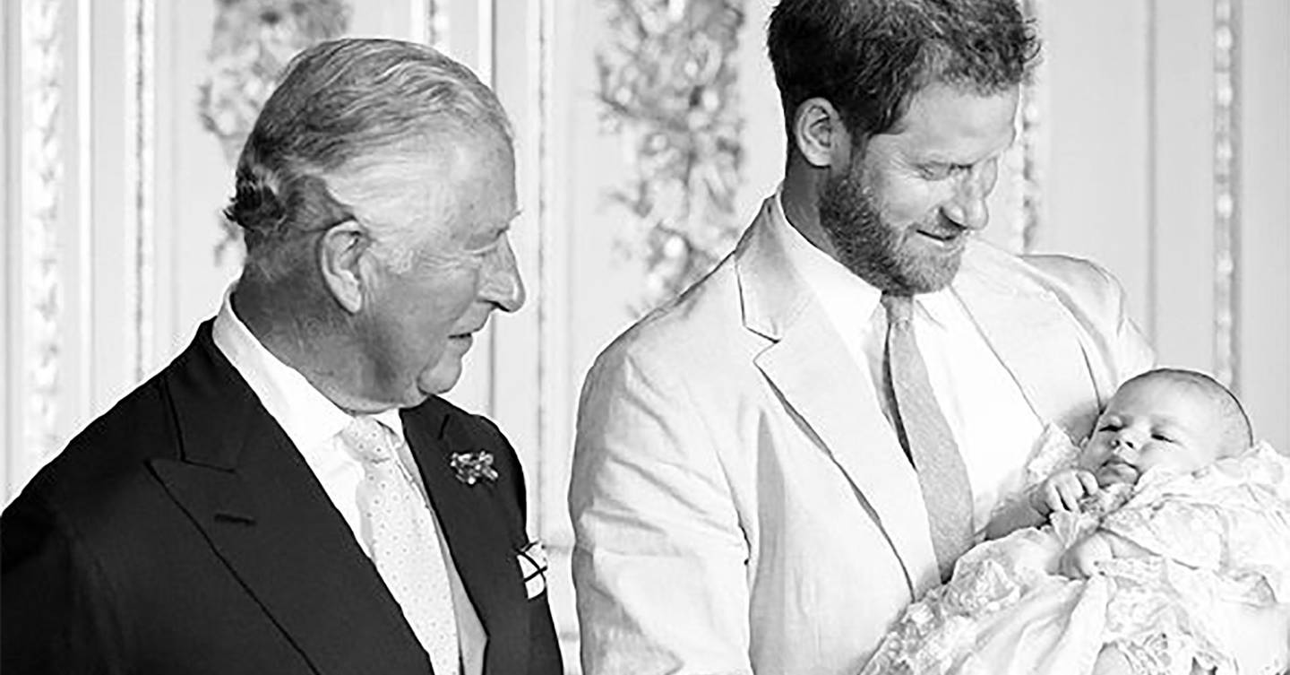 unseen christening photo of baby Archie for Prince of Wales birthday ...