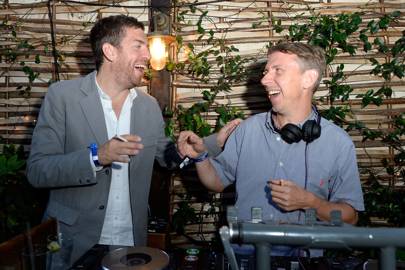 Warner Music Group summer party with GQ - Clara Paget & Daisy Lowe ...