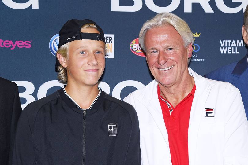 Meet Björn Borg’s son, Leo, as he embarks on his second round match in ...