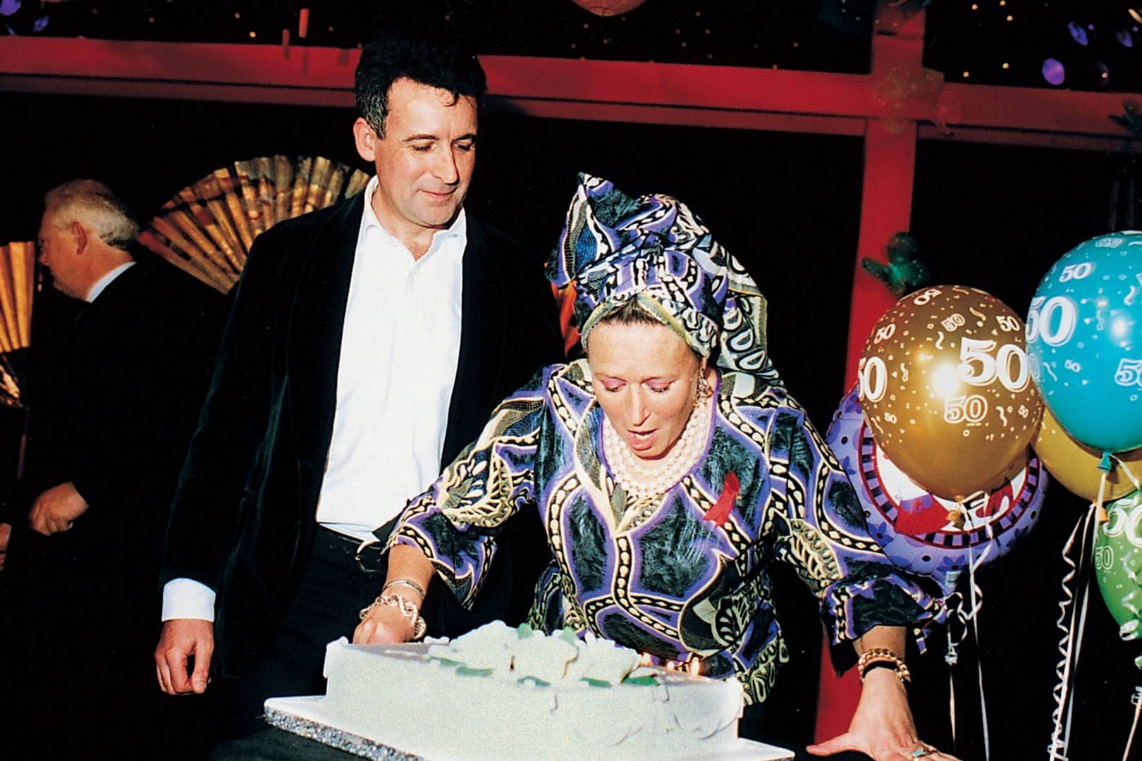 Anne Jenkin's 50th birthday - David Cameron & Michael Howard ...