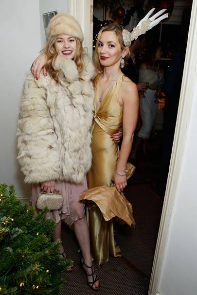 Perdita Weeks's 30th birthday party - Luke Treadaway & Jenna Coleman ...