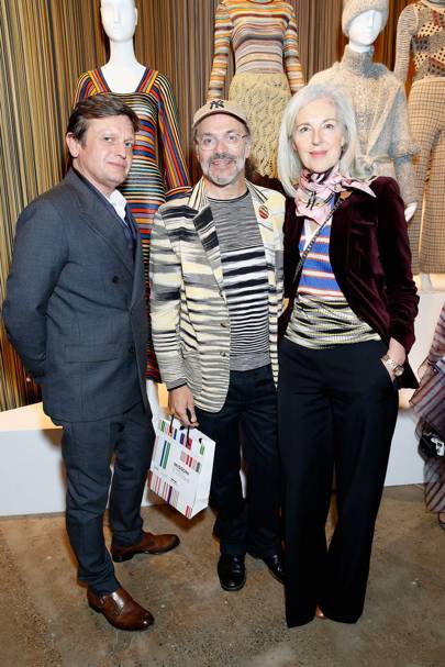 Missoni art colour exhibition opening - Eugenie Niarchos, Noor Fares ...