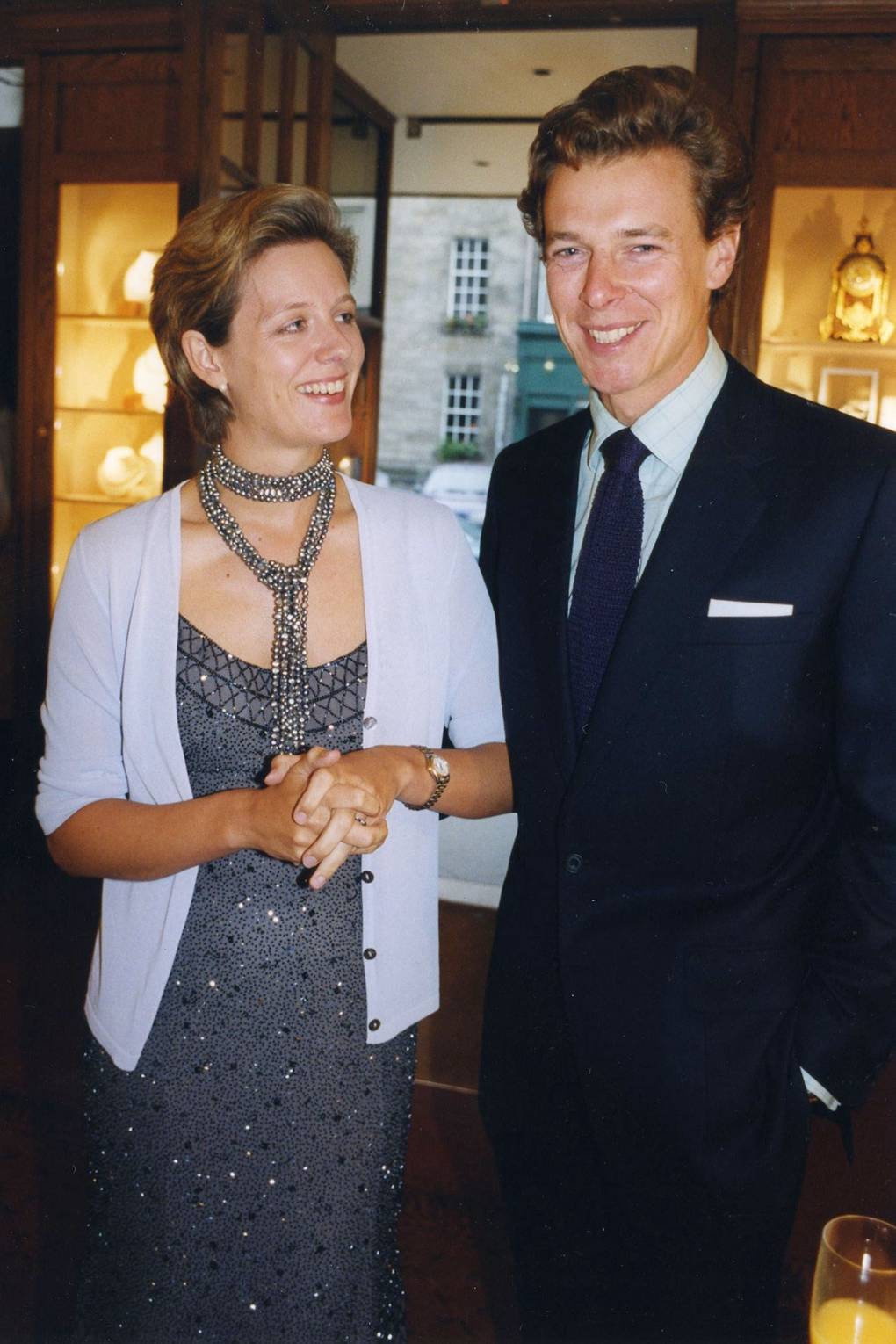 Patrick Mavros' private view - James Ogilvy & Lord Donald Graham ...