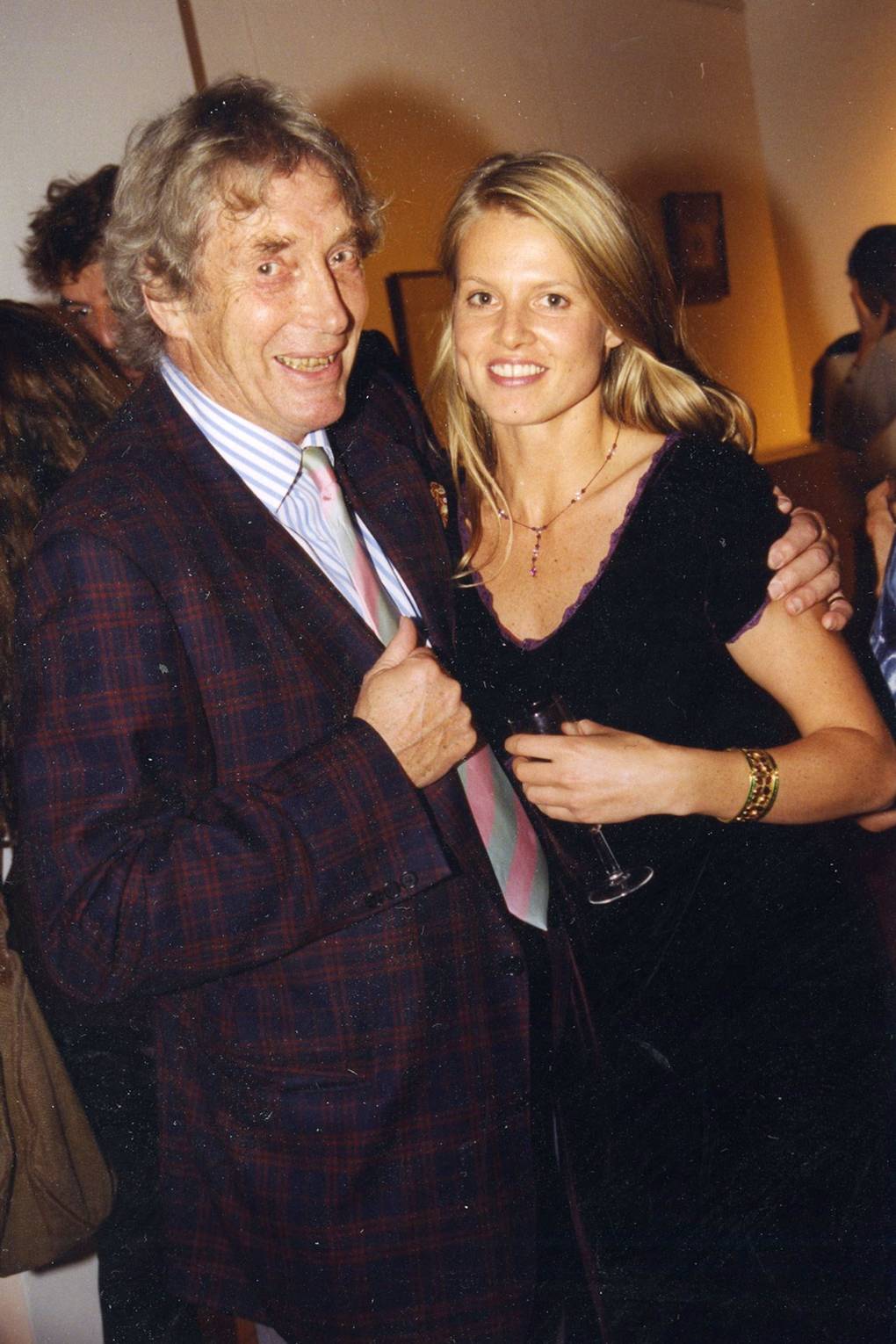 Candida Bond's exhibiton opening - David Wynne & Viscountess Linley ...