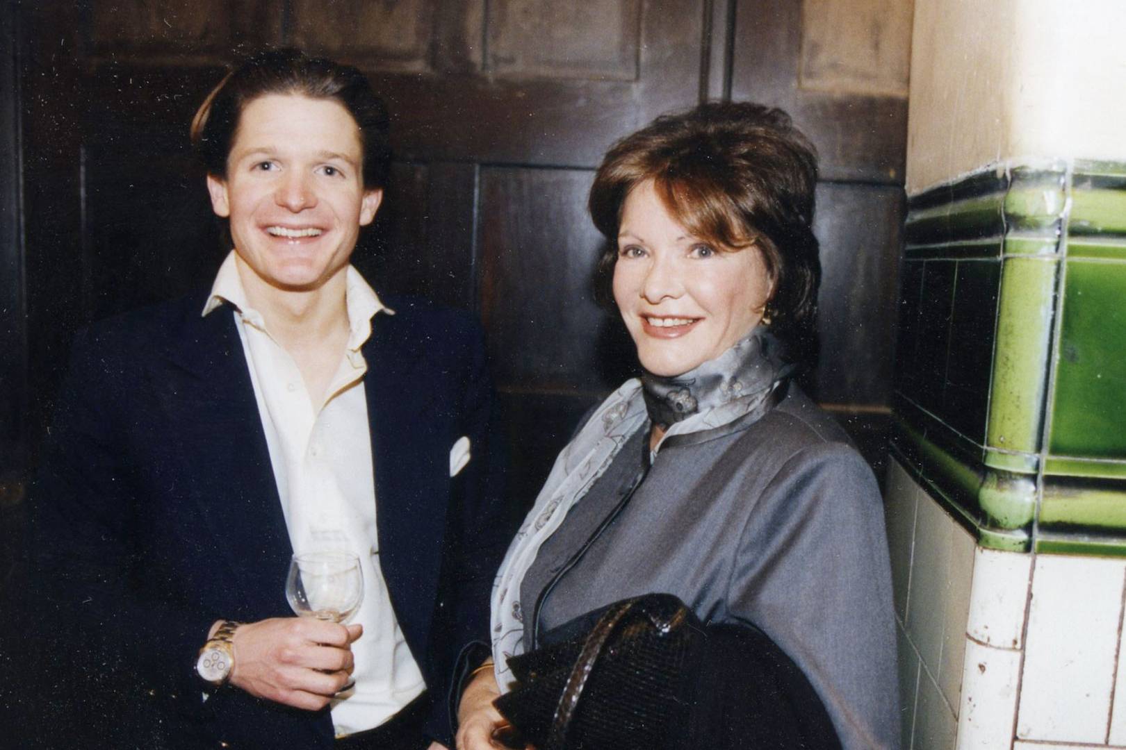 Guy Hindley's private view - Viscount Cranley & Nina Campbell ...