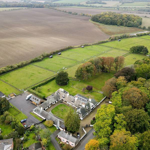 White Horse Stables, the former home of Frankie Dettori in Stetchworth ...