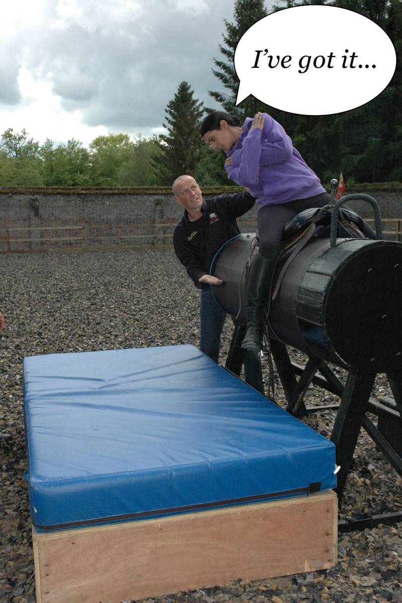 How to fall off a horse - Rider Confidence Course & The Centre of ...